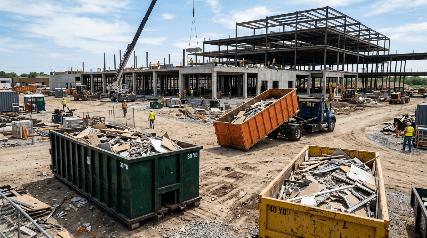 Efficient Waste Management for Large Construction Projects - Dumpster ...